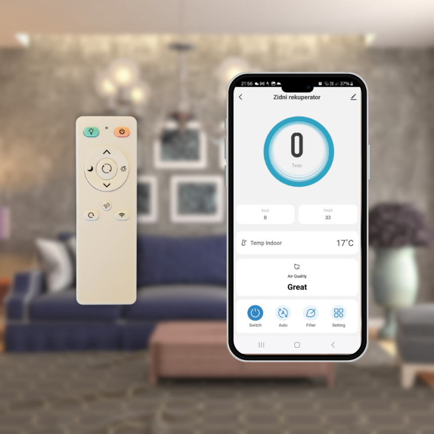 Zidni rekuperator energije